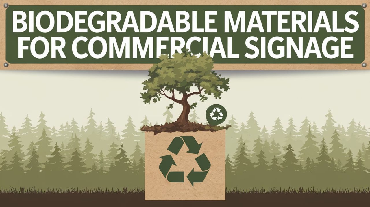 Biodegradable Materials for Commercial Signage - Platon Graphics
