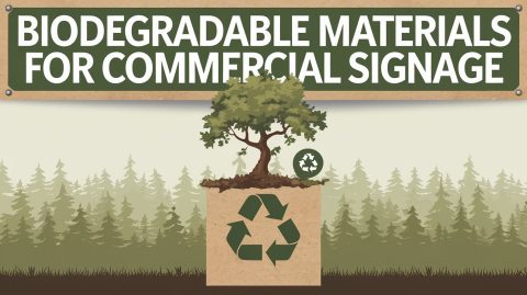 Biodegradable Materials for Commercial Signage - Platon Graphics