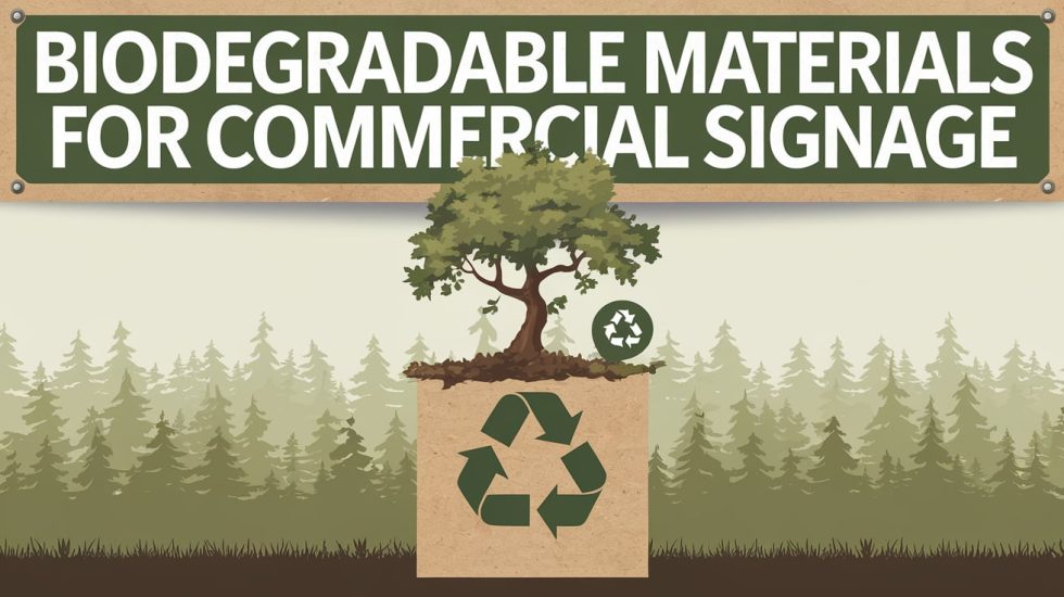 Biodegradable Materials for Commercial Signage - Platon Graphics