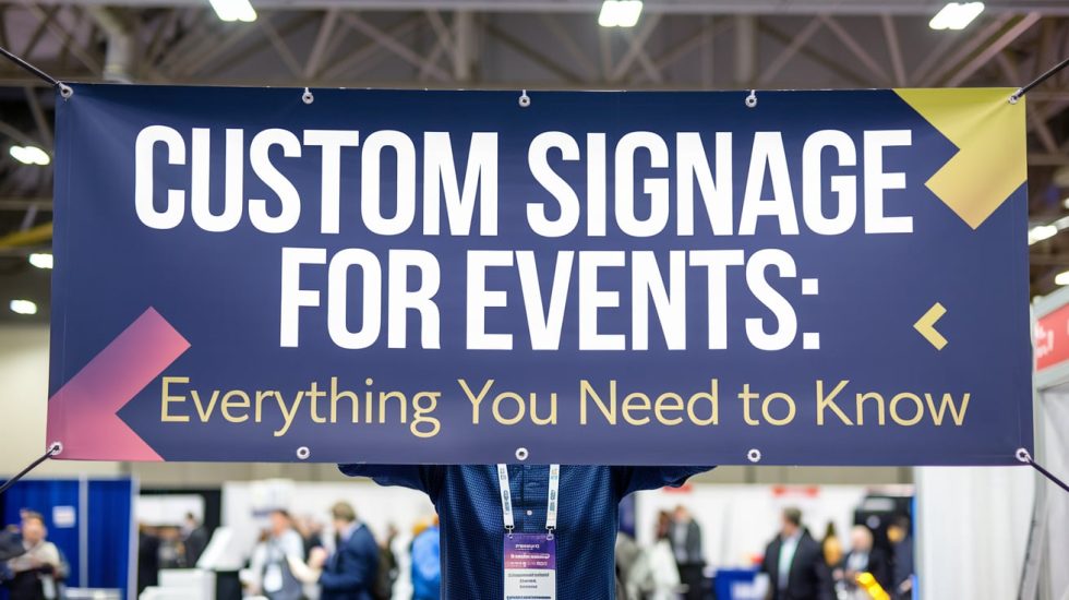 Custom Signage for Events: Everything You Need to Know - Platon Graphics