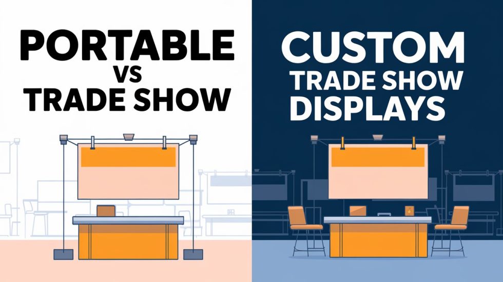 Portable Vs Custom Trade Show Displays - Platon Graphics