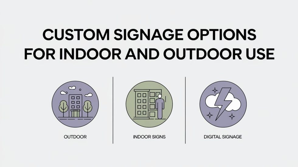 The Best Custom Signage Options for Indoor and Outdoor Use - Platon ...