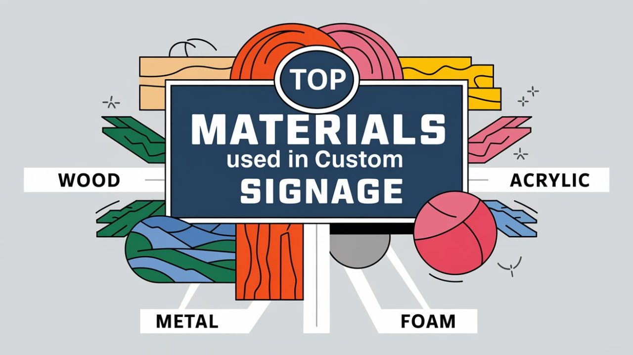 Top Materials Used in Custom Signage - Platon Graphics